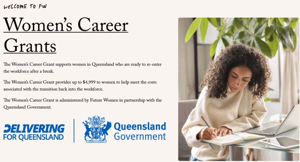 Women’s Career Grant Now Open to Help Queensland Women Re-enter the ...